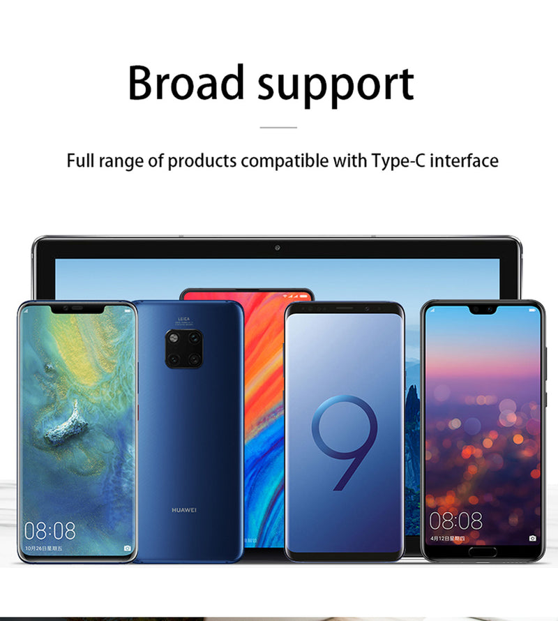 Micro USB Type C 8 Pin Cable Retractable Spring Cable For iPhone X Sam ...